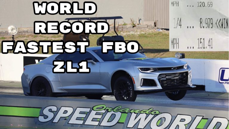World record fastest FBO ZL1 Camaro – Fi Interchillers Online Store